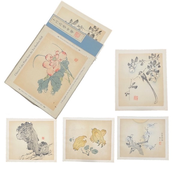 Vintage | Art | 4 Chinese Prints Of Vintage Engravings Of Hu Chngyen ...